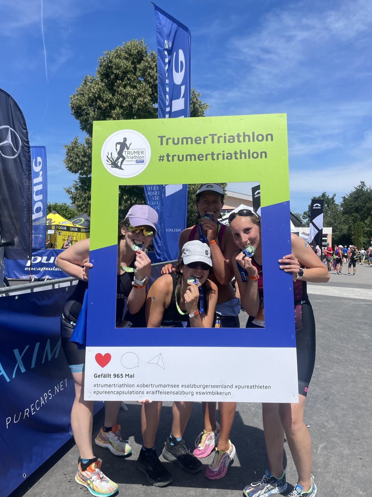 Das war die ÖM über die Kurzdistanz beim Trumer Triathlon 2022 ...